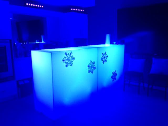 Private Winter Party Light-up Bars - Creating A Scene Inc.
