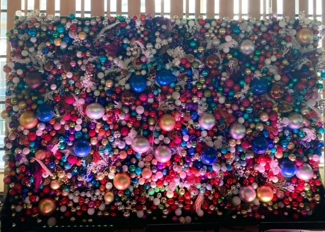 Christmas Ornament Wall - Creating A Scene Inc.